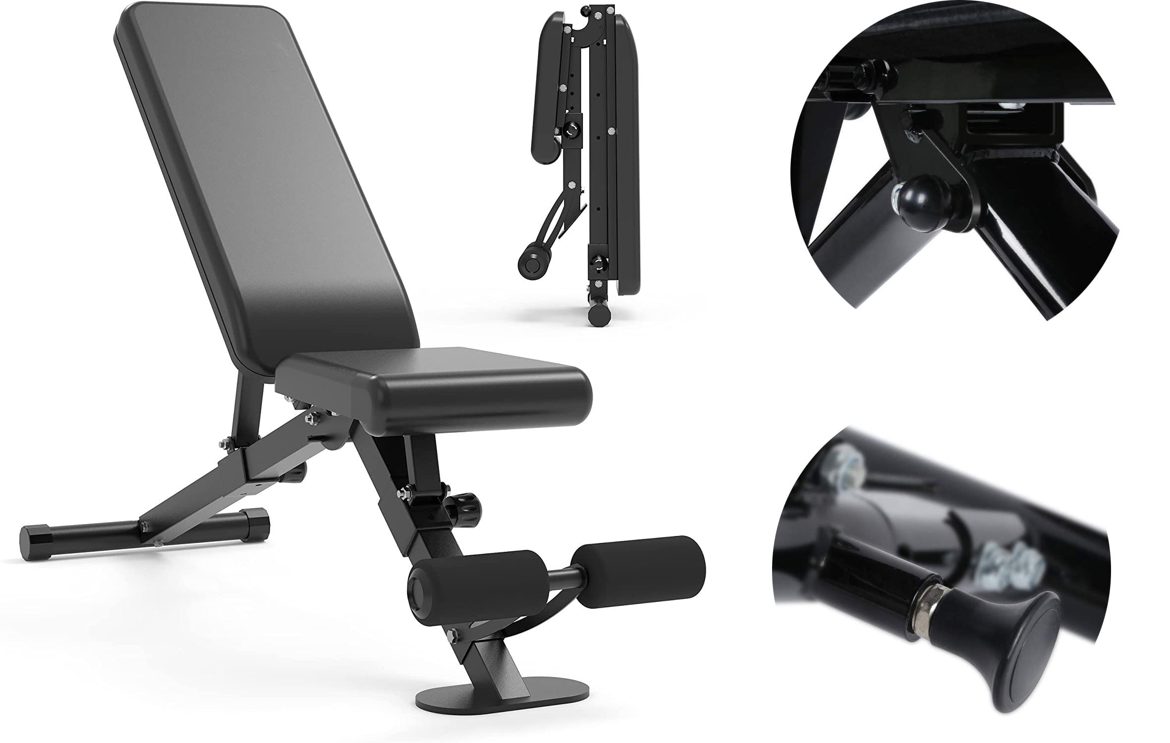 Foldable Adjustable Dumbbell Bench for Full Body Nepal | Ubuy