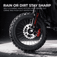 Skeri Electric-Bike for Teens Adults, 14"/12" Fat Tire 2000W (Peak ...