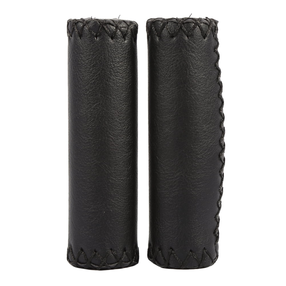 Yosoo 1 Pair Three Colors Retro Artificial Leather Bicycle Handlebar ...