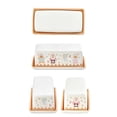 Bico Pastel Gingerbread Man Ceramic Butter Dish with Lid, Butter Keeper ...
