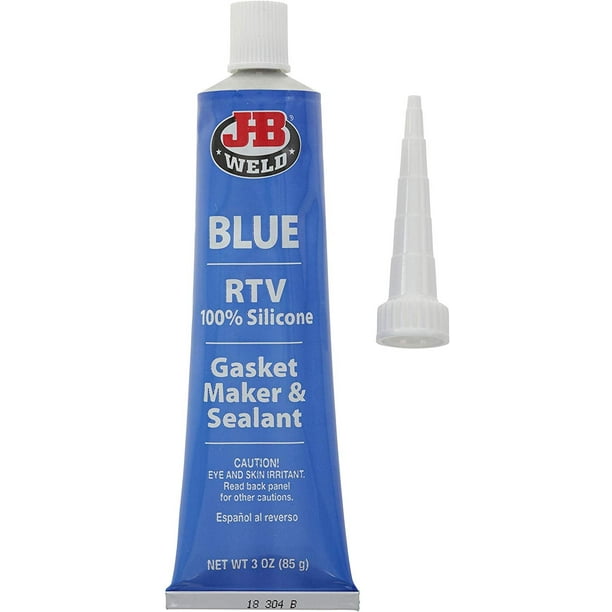 J-B Weld 31316 Blue RTV Silicone Gasket Maker and Sealant, 3. Fluid ...