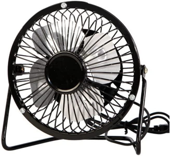 4 inch USB Fan, Casewin Portable Small Desk Fan, Mini Personal Fan with ...