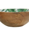 DecMode 9", 7"W Handmade Round Nesting Green Mango Wood Decorative Bowl ...