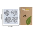 12Pcs 12 Styles PET Plastic Hollow Out Drawing Painting Stencils ...