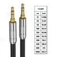 3.5mm Auxiliary Cable With 90 Degree Plugs Male to Male Extension Cord ...