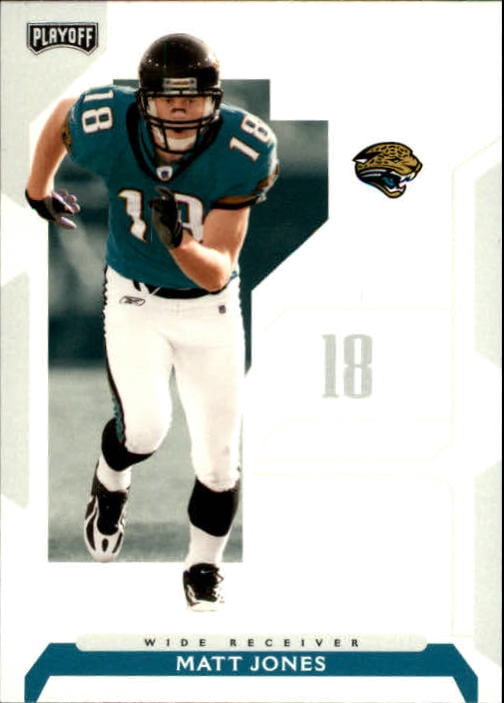 2006 Playoff NFL Playoffs #42 Matt Jones NFL Football Trading Card ...