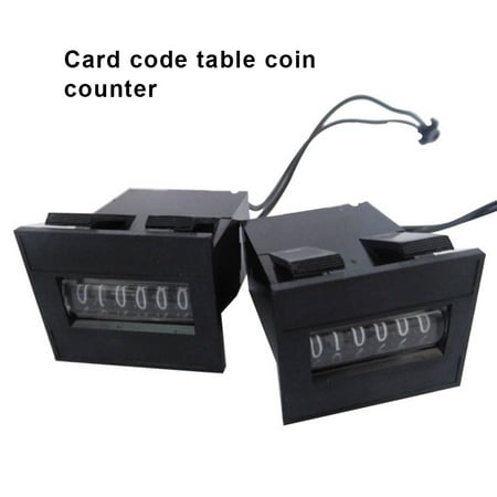 Professional 6 Digit Non-return to Zero Coin Counter Replacement ...