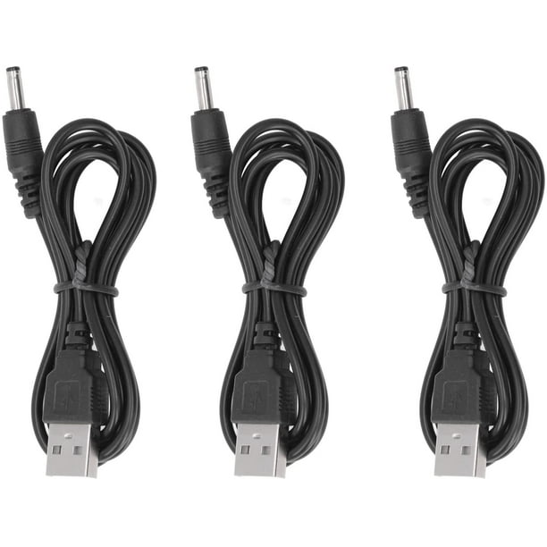 Universal 5V DC Power Cable USB to DC 3.5x1.35mm Plug Charging Cable ...