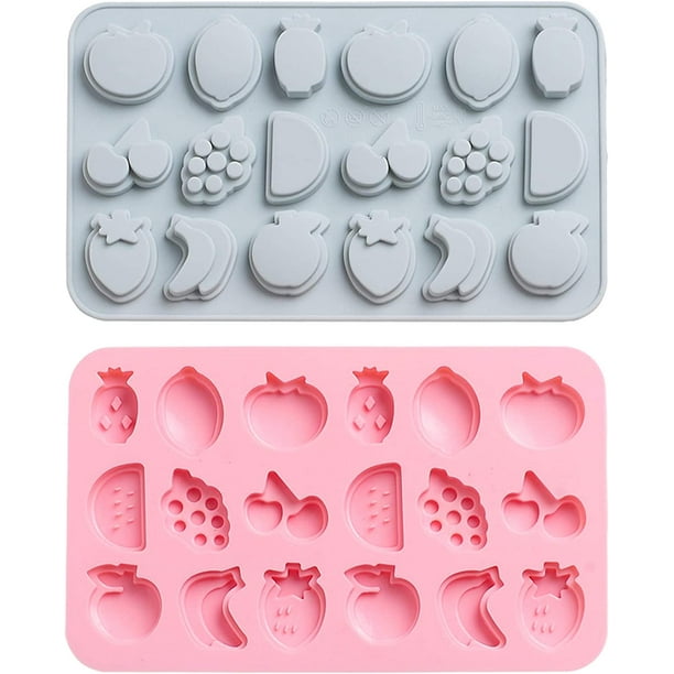 Fruit Shape Silicone Candy Molds, Non-stick Cake Decoration Mold for ...