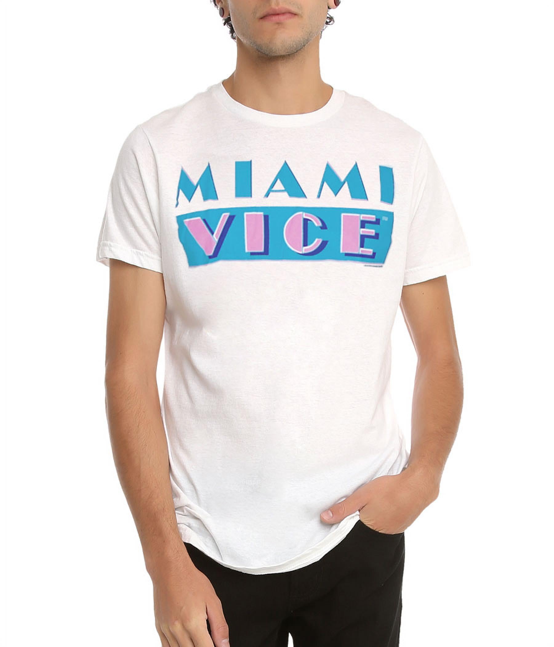Miami Vice Classic Logo T-Shirt - Walmart.com