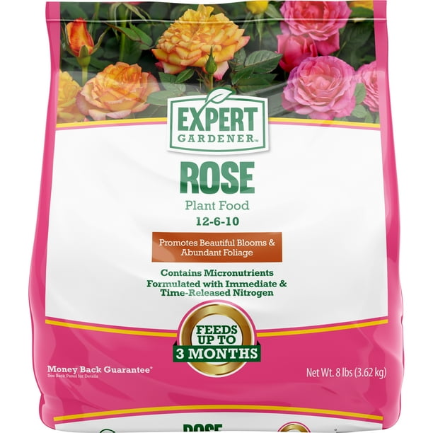 Expert Gardener Rose Plant Food Fertilizer 12-6-10, 8 lb. - Walmart.com