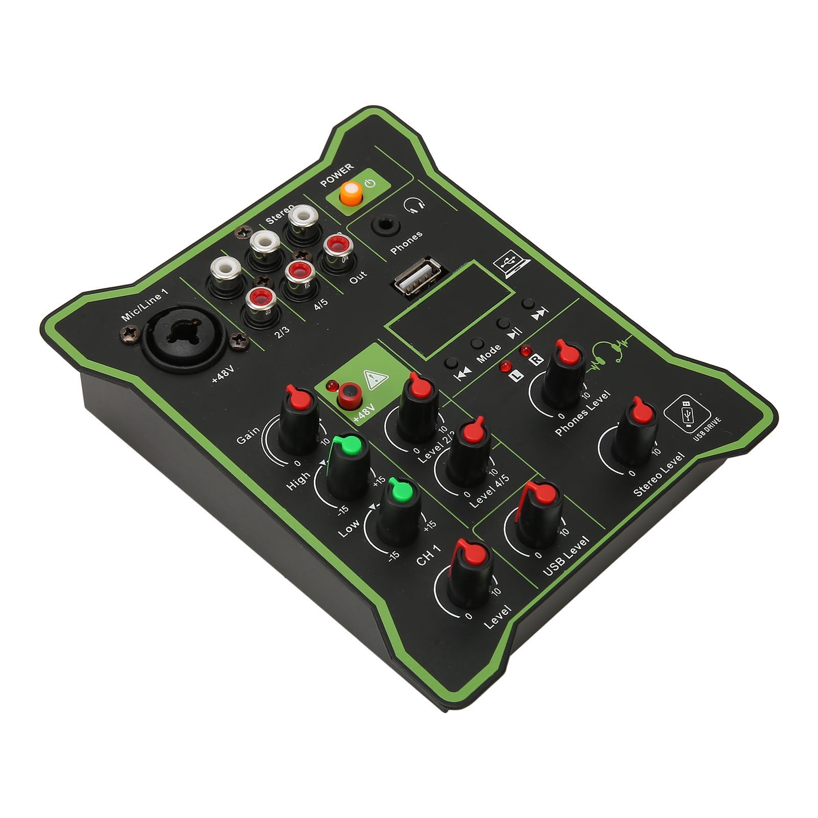 Tablero Mezclador , Mini Mezclador De Sonido De 5 Canales Con ...