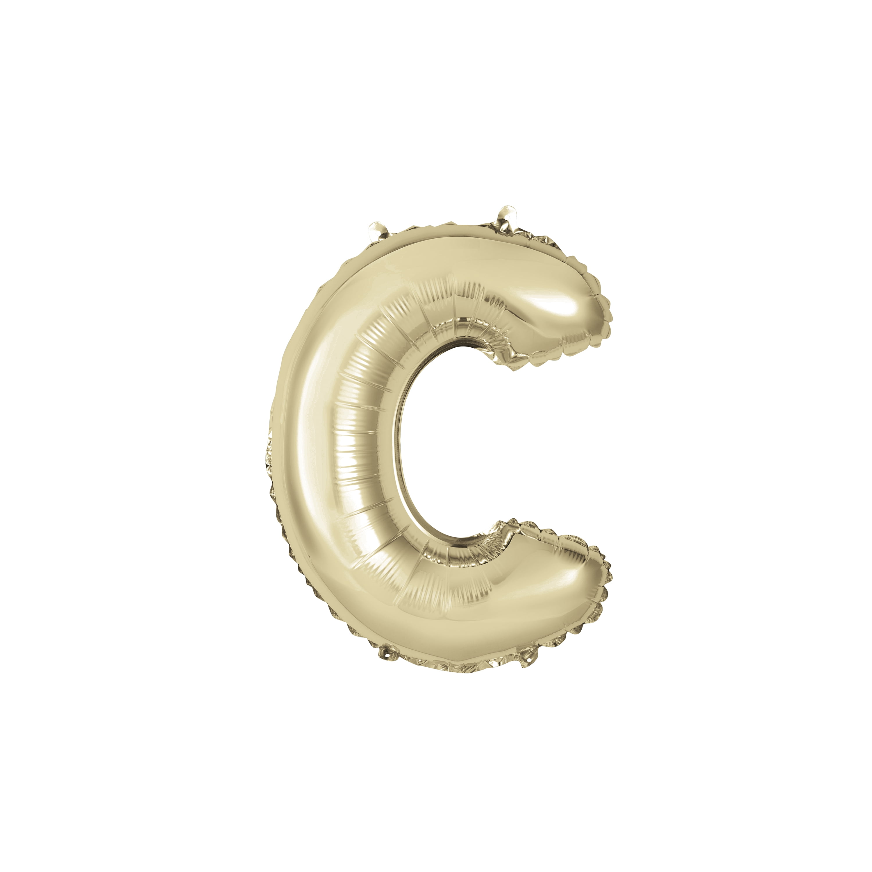 Way to Celebrate! Foil Letter Balloon, "C", Gold, 14in - Walmart.com