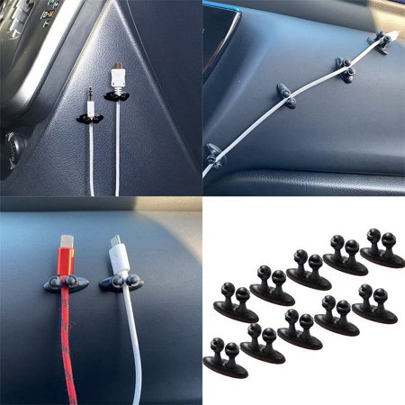 Dvkptbk Data Cable Clamp 10pc Car Mounted Wiring Harnes Clamp, Multi ...