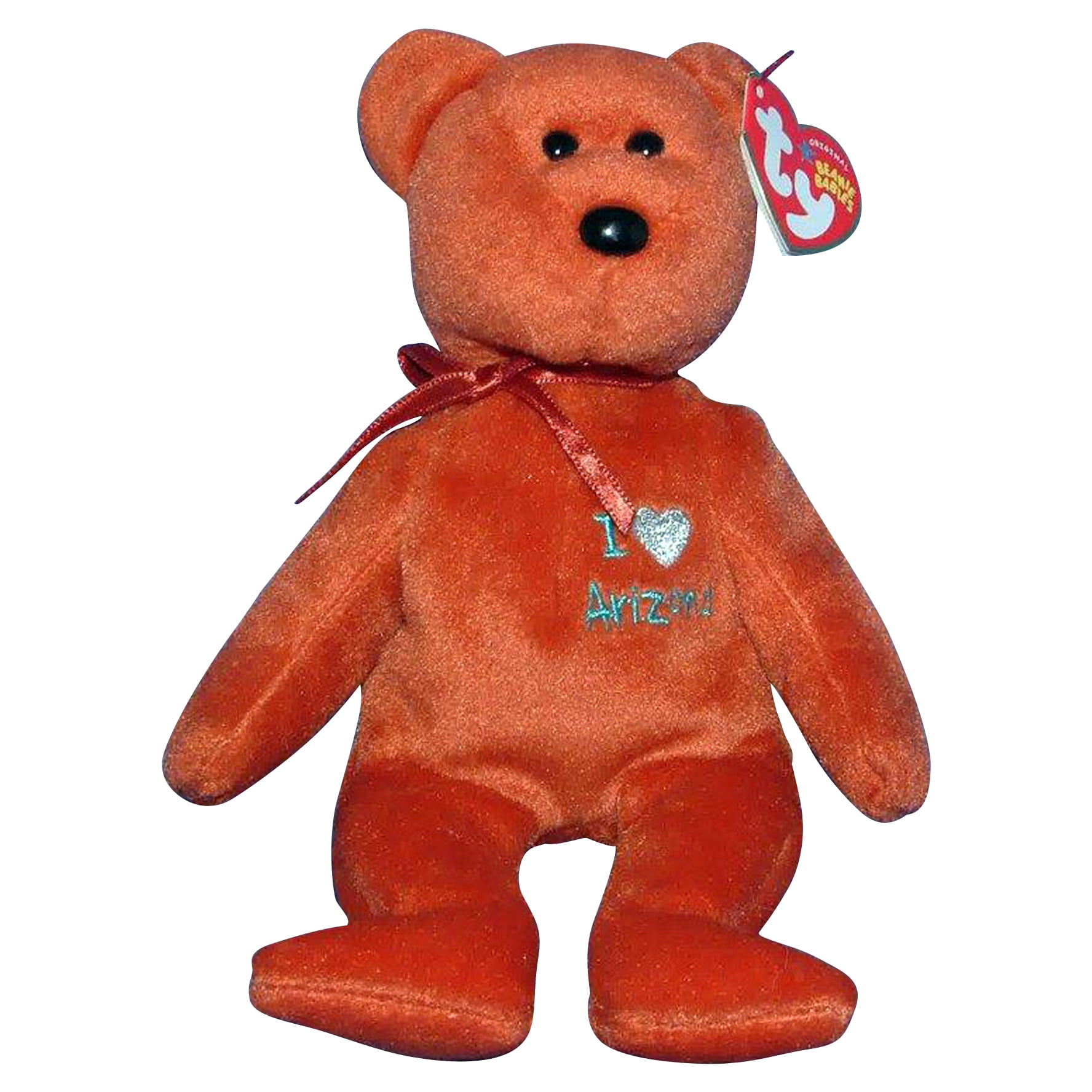 Ty Beanie Baby: I Love Arizona the Bear | Stuffed Animal | MWMT's ...