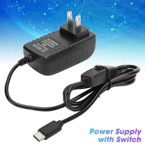 Type-C Power Adapter, Convenient Power Adapter For 4B 100-240V Stable ...