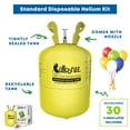 Balloonee Standard Disposable Helium Party Kit, Helium Tank for ...