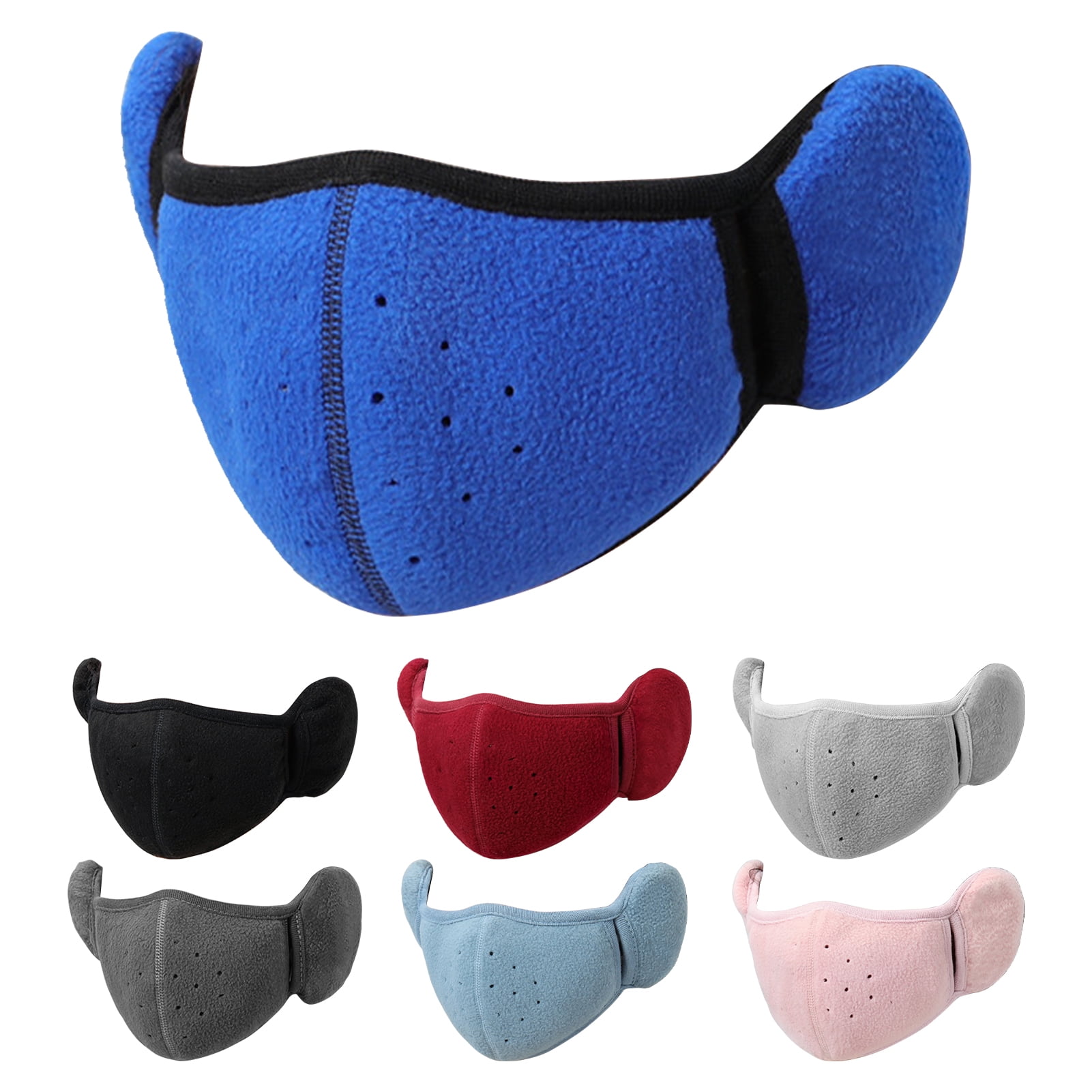 Half Face Mask Designs Blue