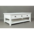 Jofran Artisan's Craft Rustic Farmhouse Distressed Acacia Coffee Table ...