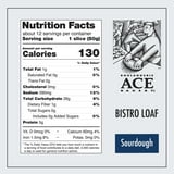 ACE Bakery® Sourdough Bistro Regular Loaf, 1 Count, 21oz - Walmart.com