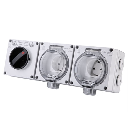 Socket, Outdoor Socket, 250V For Indoor Kitchen Outdoor Bathroom ...