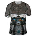 Boeing 787 8 N787Ba Cockpit Flight Deck Mens T-Shirt All Over Print ...