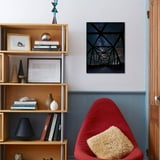 Silhouette of Morrin Bridge at night, Highway 27, Morrin, Alberta ...