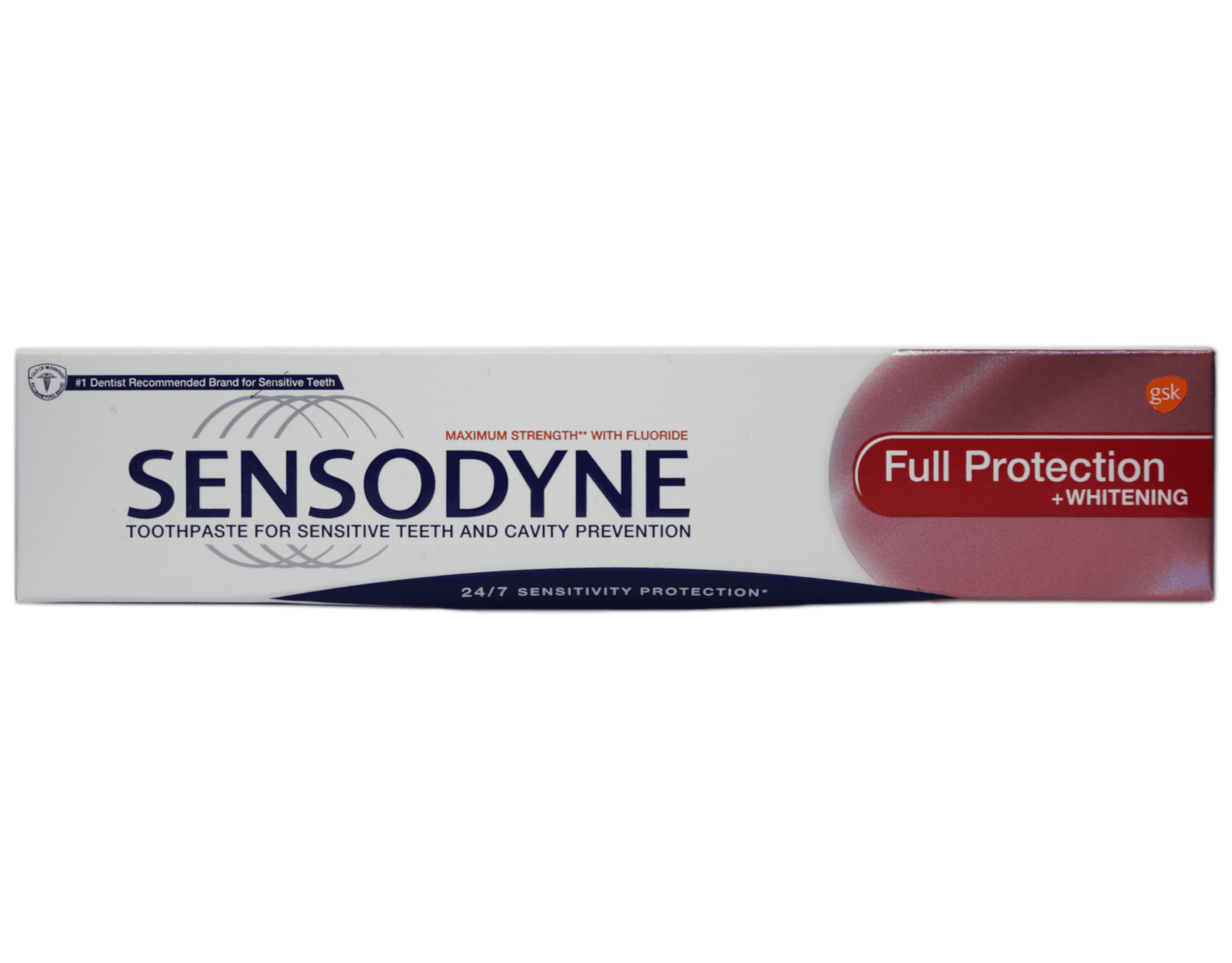 Sensodyne Sensitivity Toothpaste, Whitening for Sensitive Teeth, 24/ 7 ...