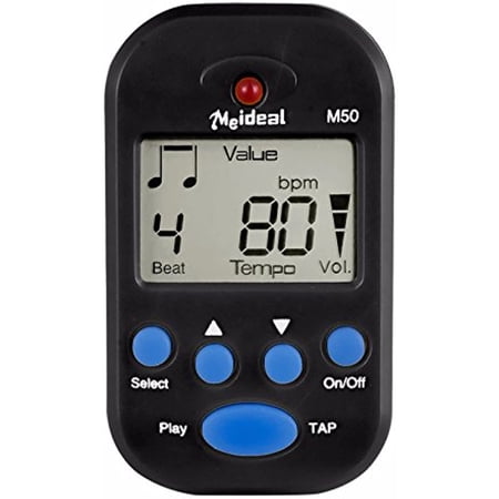 Loneflash Digital Metronome,Clip-On Metronome Digital Beat Tempo Mini ...