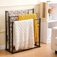 Free Standing Towel Rack, 3 Tiers Metal Towel Rack Standing ...