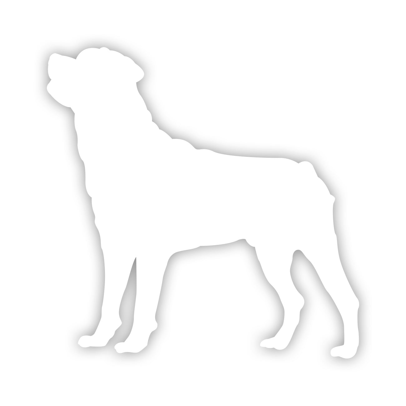 Rottweiler Sticker Decal Die Cut - Self Adhesive Vinyl - Weatherproof ...