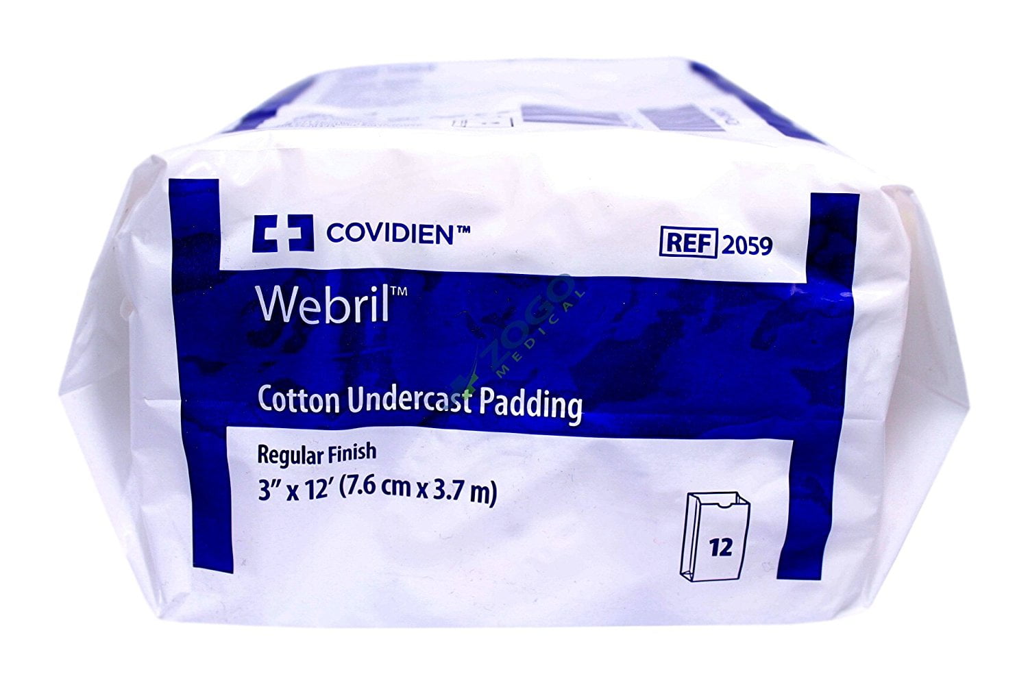 Webril Cast Padding Undercast 3 Inch X 4 Yard Cotton NonSterile Bag of ...