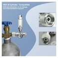 CO2 flow Regulator Needle Valve with Mini Gauge 0-2000PSI Gas flow Rate ...