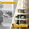 SULIVES 360° Spinning Shoe Rack: 7 Storage Layers, Holds 28 Pairs, for ...