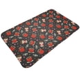 Bathroom Rugs Non Slip Washable - Red Mug Coffee Print Kitchen Mats for ...