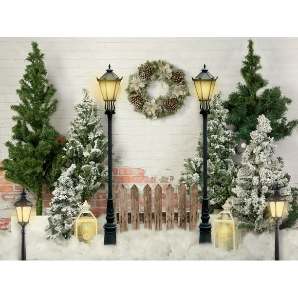 Kate 8x8ft Christmas Photography Backdrop Christmas Tree Portrait ...