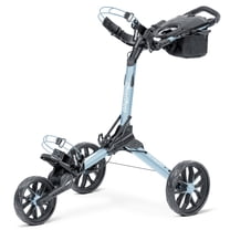 Bag Boy Golf Nitron Auto-Open Push Cart Ice Blue/White - Walmart.com