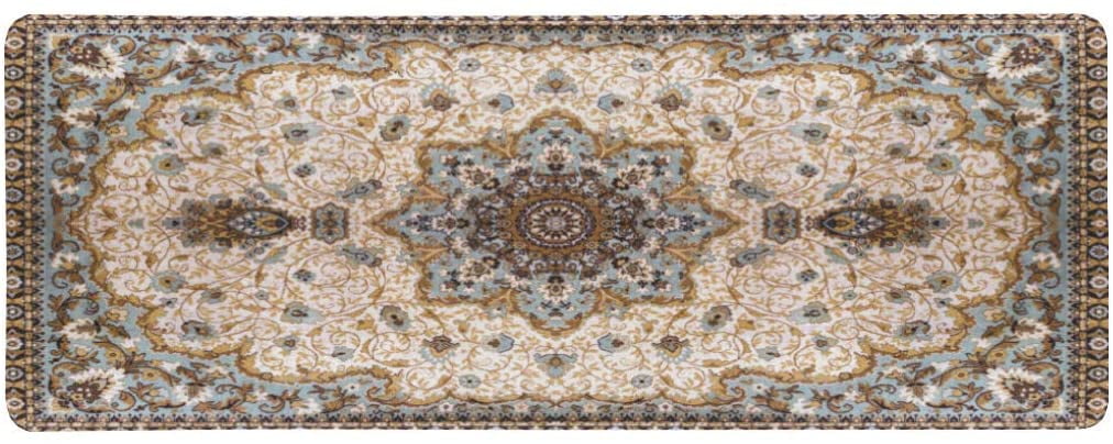 FMSHPON Abstract Brown Mandala Floral Middle Eastern Traditional ...