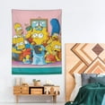 Simpsons Tapestry Wall Hanging Blanket Soft Tablecloth Wall Hanging ...