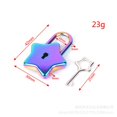 Star Shaped Padlock DIY Star Shape Lock Diary Decorative Padlock for ...