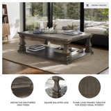 Ashley Signature Design Casual Johnelle Gray Coffee Table Furniture ...