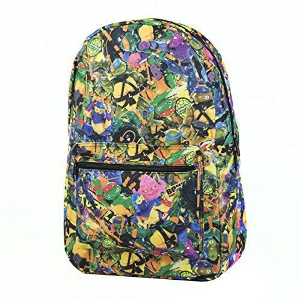 Teenage Mutant Ninja Turtles TMNT Backpack Retro Toy Clutter School ...