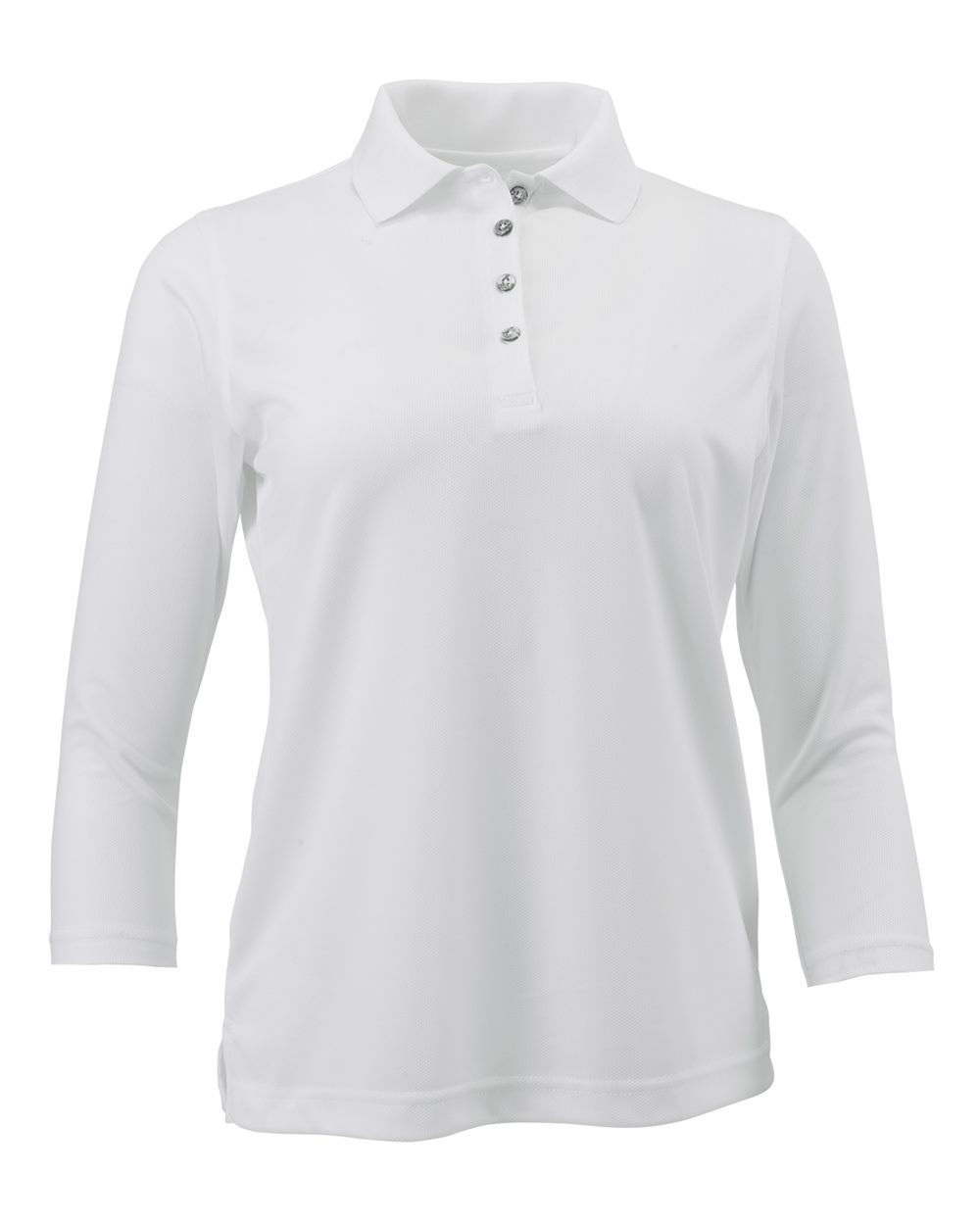 Paragon Women's Lady Palm Three-Quarter Sleeve Polo, White - L ...