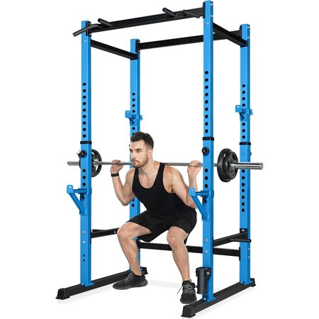 Squat Rack Pull Up Bar, Power Rack Cage, Adjustable Squat Rack Stand ...