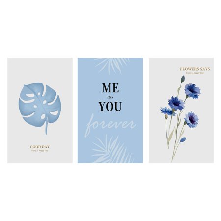 AMLESO 3 Pieces Wall Art Paintings Artwork 30cmx40cm for Entrance ...