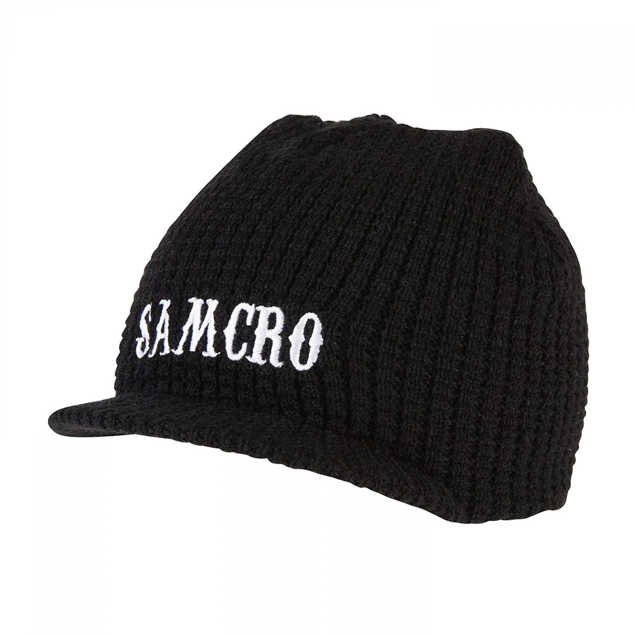 Sons of Anarchy Samcro Logo Knit Visor Beanie Hat - Walmart.com