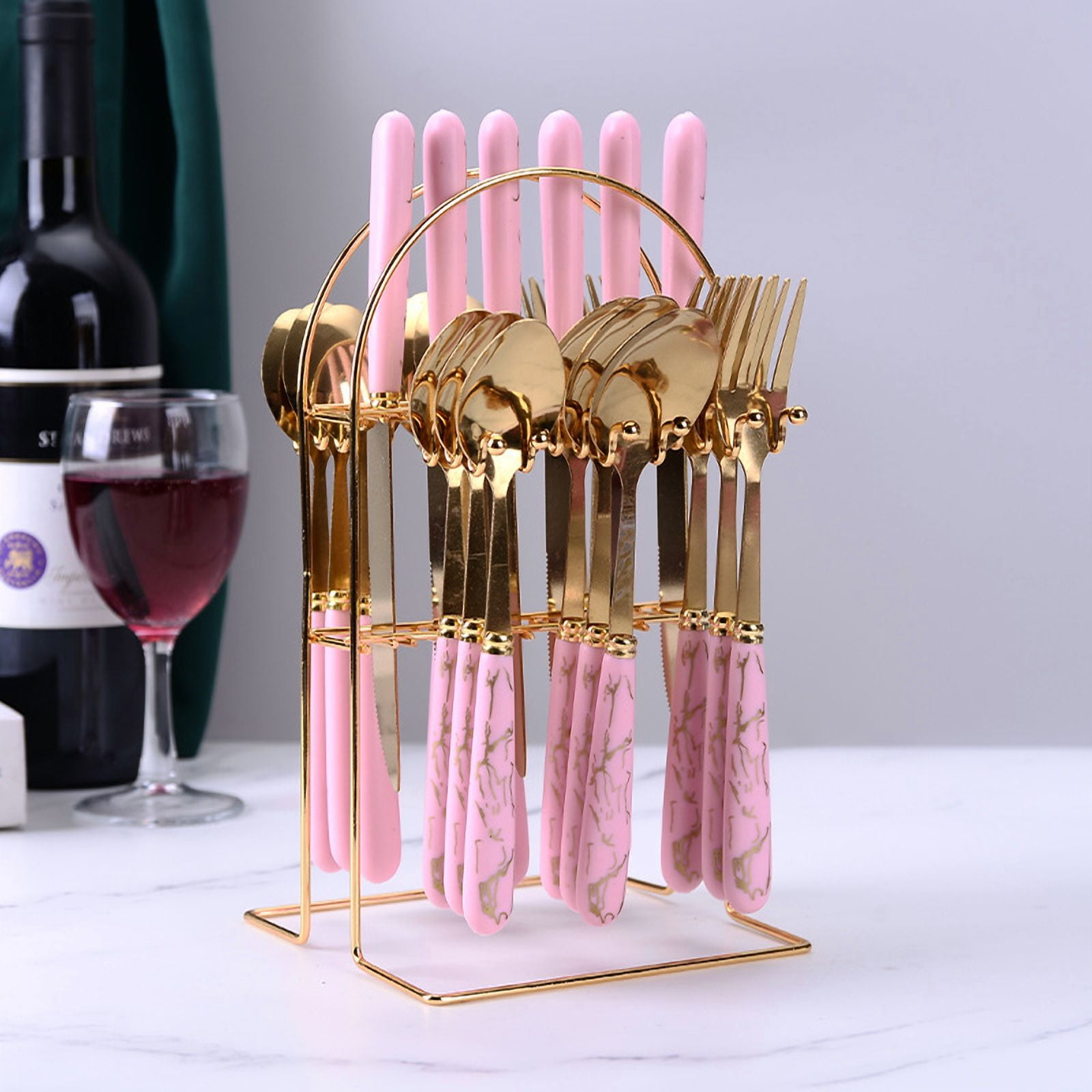 Click here for Unbranded Elegant 24-Piece Stainless Steel Cutlery... prices