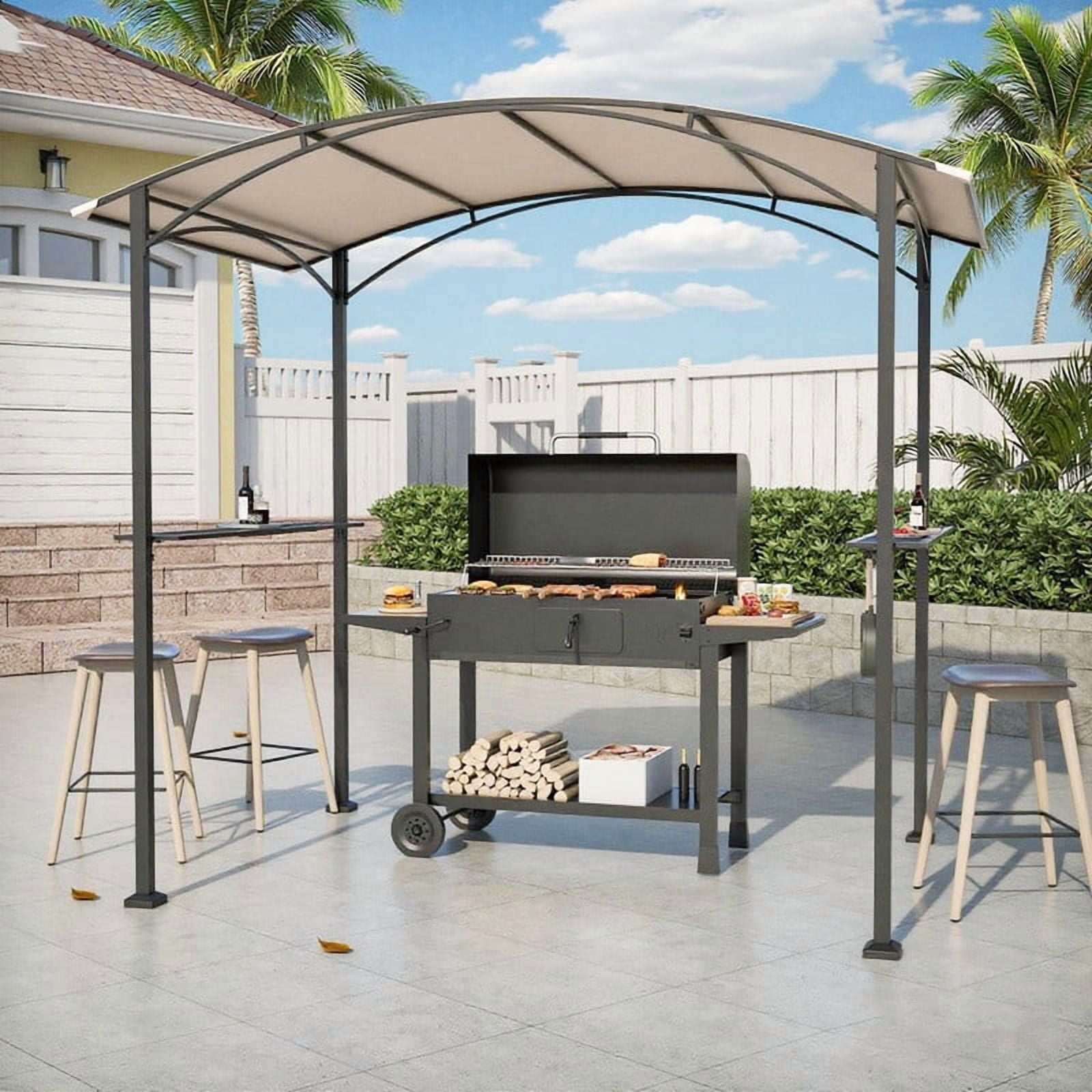 Click here for Alaulm 8x 5 Outdoor Grill Gazebo  Outdoor Soft Top... prices