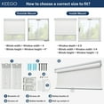 Keego Light Filtering Cordless Roller Shades for Window Blind with ...