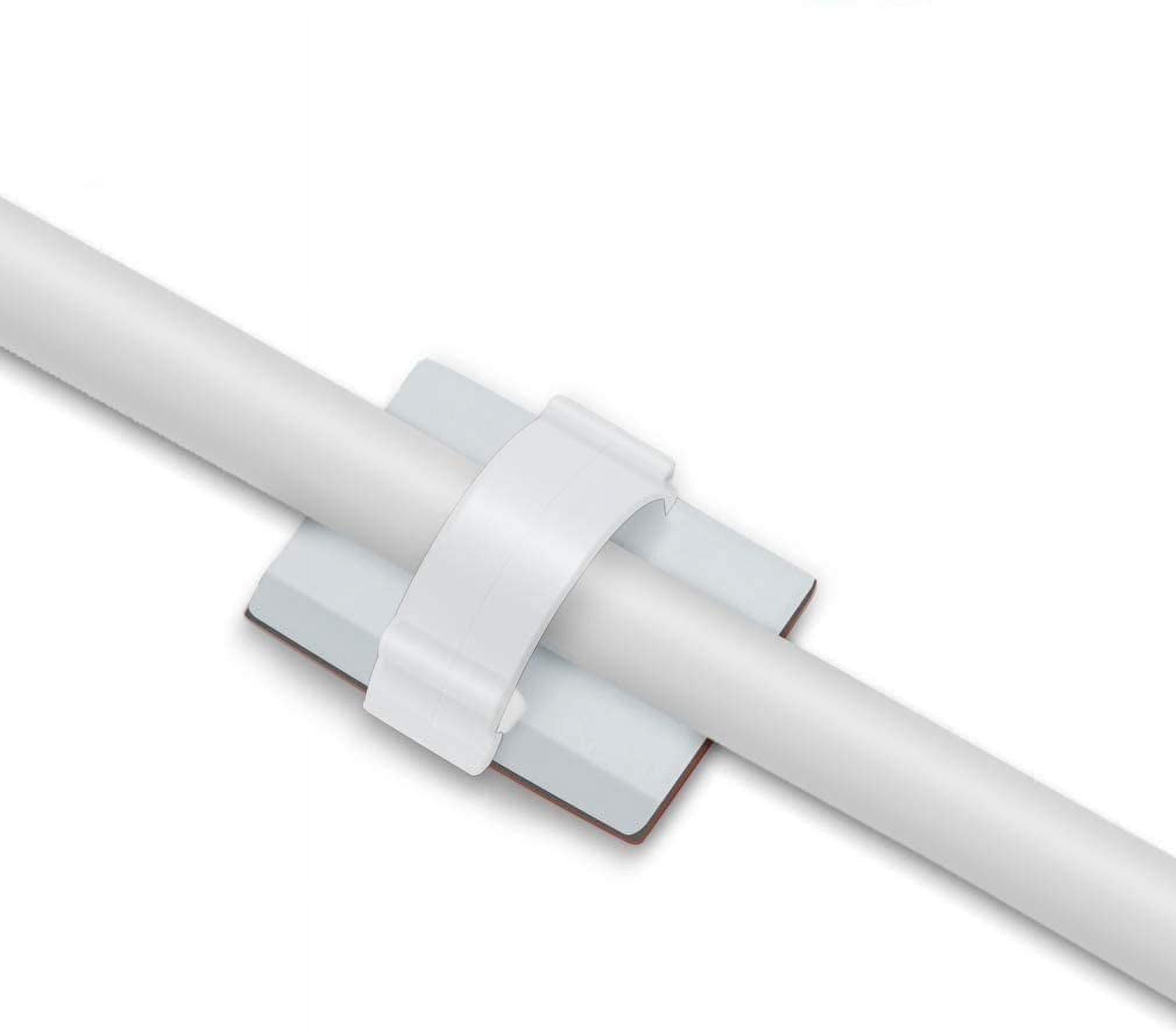 Clips de cable adhesivos ajustables para la gestión de cables de fibra ...